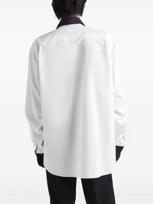 Prada Deconstructed Cotton Shirt