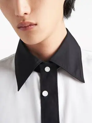 Prada Deconstructed Cotton Shirt