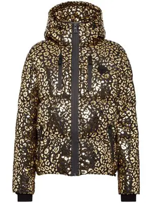 PLEIN SPORT Leopard-print Puffer Jacket