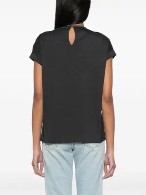 Brunello Cucinelli Keyhole-detail T-shirt