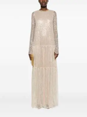 Giambattista Valli Tiered Sequinned Gown