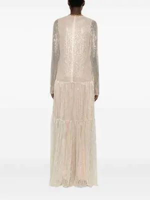 Giambattista Valli Tiered Sequinned Gown