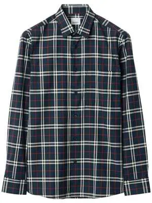 Burberry Simpson Checked Cotton Shirt