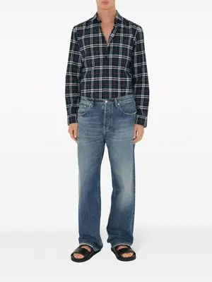 Burberry Simpson Checked Cotton Shirt