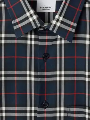 Burberry Simpson Checked Cotton Shirt