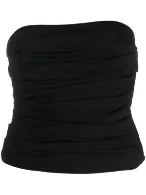 Moschino Ruched Bandeau Top