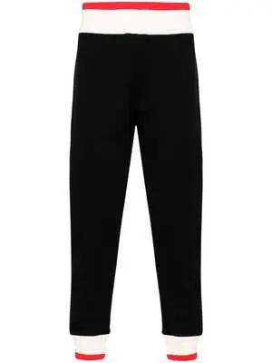Alexander McQueen Logo-print Strap Cotton Track Pants