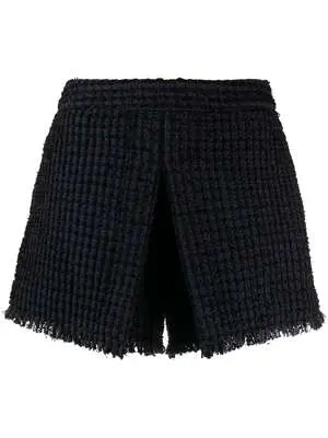 Dsquared2 Frayed-edge Tweed Shorts