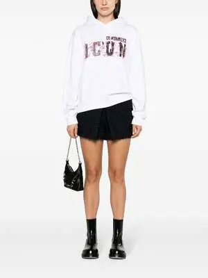 Dsquared2 Frayed-edge Tweed Shorts