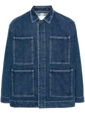 Sunnei Press-stud Denim Shirt Jacket