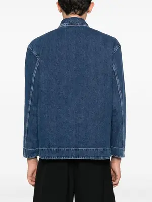 Sunnei Press-stud Denim Shirt Jacket