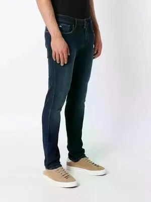 Emporio Armani Classic Mid-rise Jeans - Blue