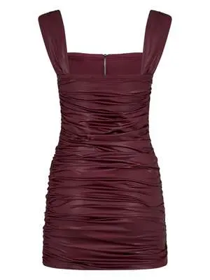 Dsquared2 Ruched Zip-up Minidress