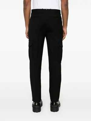 Alexander McQueen Tapered-leg Cargo Trousers - Black