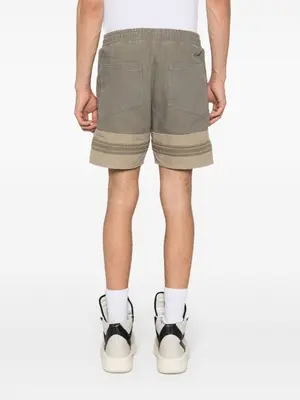 Rhude Logo-appliqué Cotton Shorts