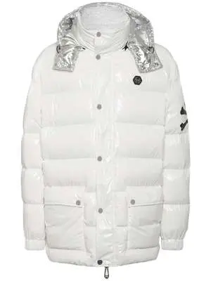 Philipp Plein Skull&bones Quilted Padded Coat