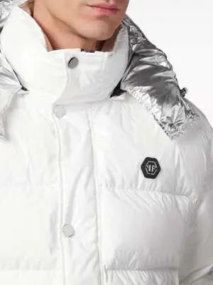 Philipp Plein Skull&bones Quilted Padded Coat