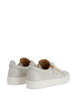 GIUSEPPE ZANOTTI Frankie Double-zip Low-top Sneakers - White