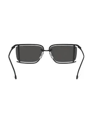 DIESEL® Rectangle-frame Metal Sunglasses