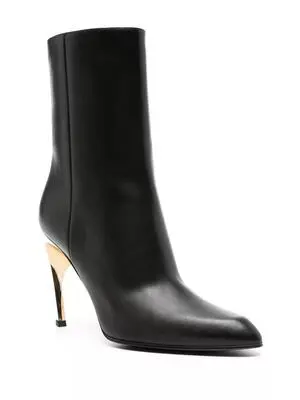 Alexander McQueen 95mm Armadillo Boots - Black