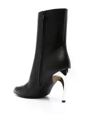 Alexander McQueen 95mm Armadillo Boots - Black