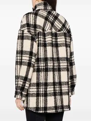 IRO PARIS Bielo Checked Coat