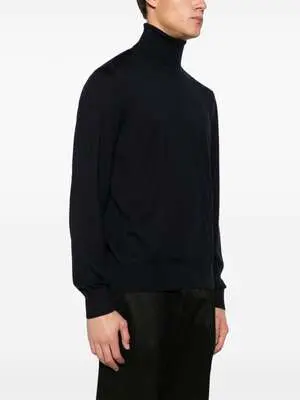 Dolce & Gabbana Roll-neck Cashmere Jumper - Blue