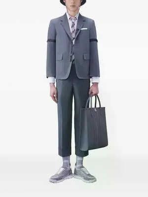 Thom Browne Single-breasted Blazer - Grey