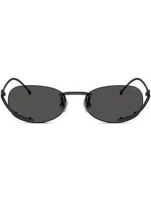 DIESEL® 0dl1004 Oval-frame Sunglasses - Black