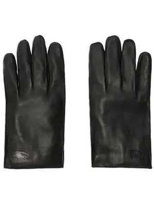 Burberry Logo-debossed Leather Gloves