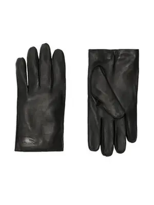 Burberry Logo-debossed Leather Gloves