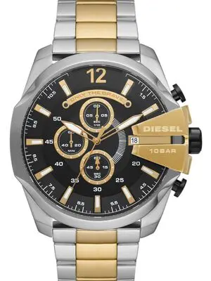 DIESEL® 51mm Chronograph Watch - Black