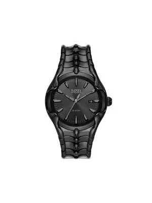 DIESEL 44mm Stainless Steel Bracelet Watch - Black