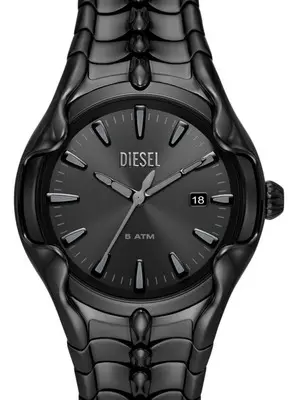 DIESEL® 44mm Stainless Steel Watch - Black