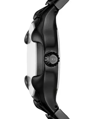 DIESEL® 44mm Stainless Steel Watch - Black