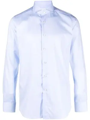 XACUS Spread-collar Cotton Shirt