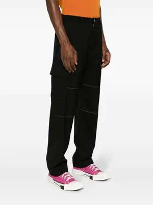 Marni Straight-leg Virgin Wool Trousers - Black