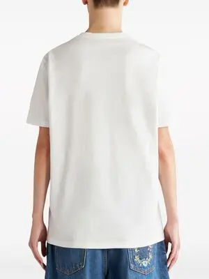 Etro Pegaso-embroidered T-shirt - White