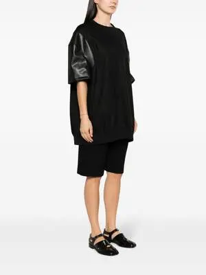 Junya Watanabe Crew Neck Puff-sleeved T-shirt