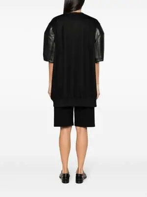 Junya Watanabe Crew Neck Puff-sleeved T-shirt