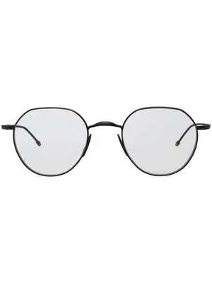 Thom Browne Round-frame Glasses - Black