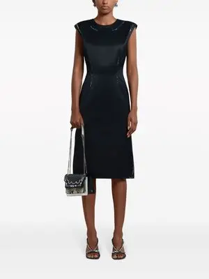Marni Trunk Slim Leather Shoulder Bag
