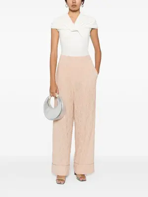 Philosophy Di Lorenzo Serafini Lace Wide-leg Trousers
