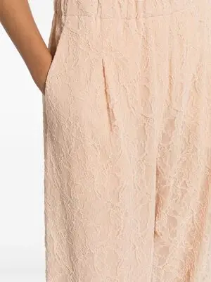 Philosophy Di Lorenzo Serafini Lace Wide-leg Trousers