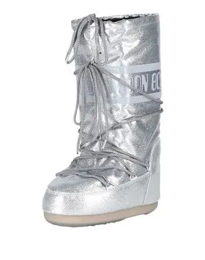 Moon Boot Icon Glitter Boot Plastic - Silver