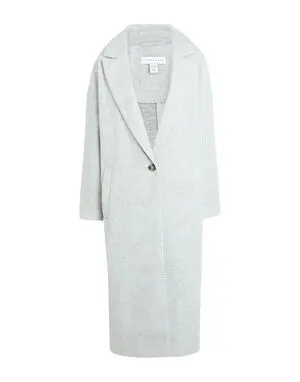 Topshop Single-breasted Felt Coat