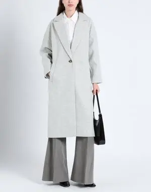 Topshop Single-breasted Felt Coat