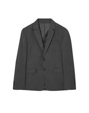 Cos Blazer Charcoal Size Wool - Steel Grey