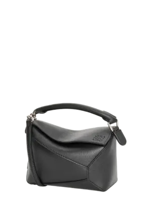 Loewe X Paula's Ibiza Puzzle Edge Top-handle Bag - Black