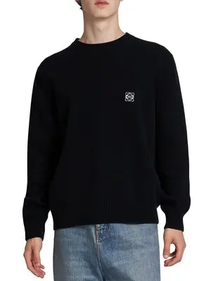 Loewe Logo Wool Crewneck Sweater